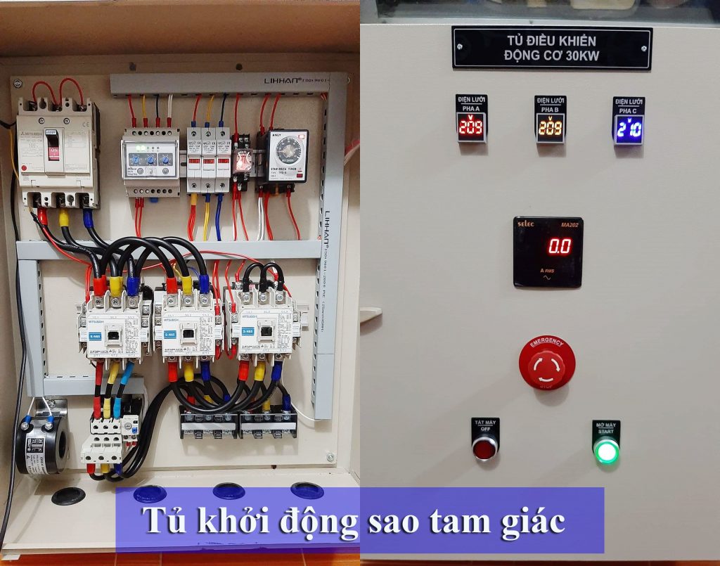 Tìm hiểu về mạch khởi động sao tam giác - Hưng Việt M.E